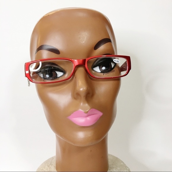 Joy Mangano | Accessories | Joy Mangano Readers 0 Plus Case Red | Poshmark